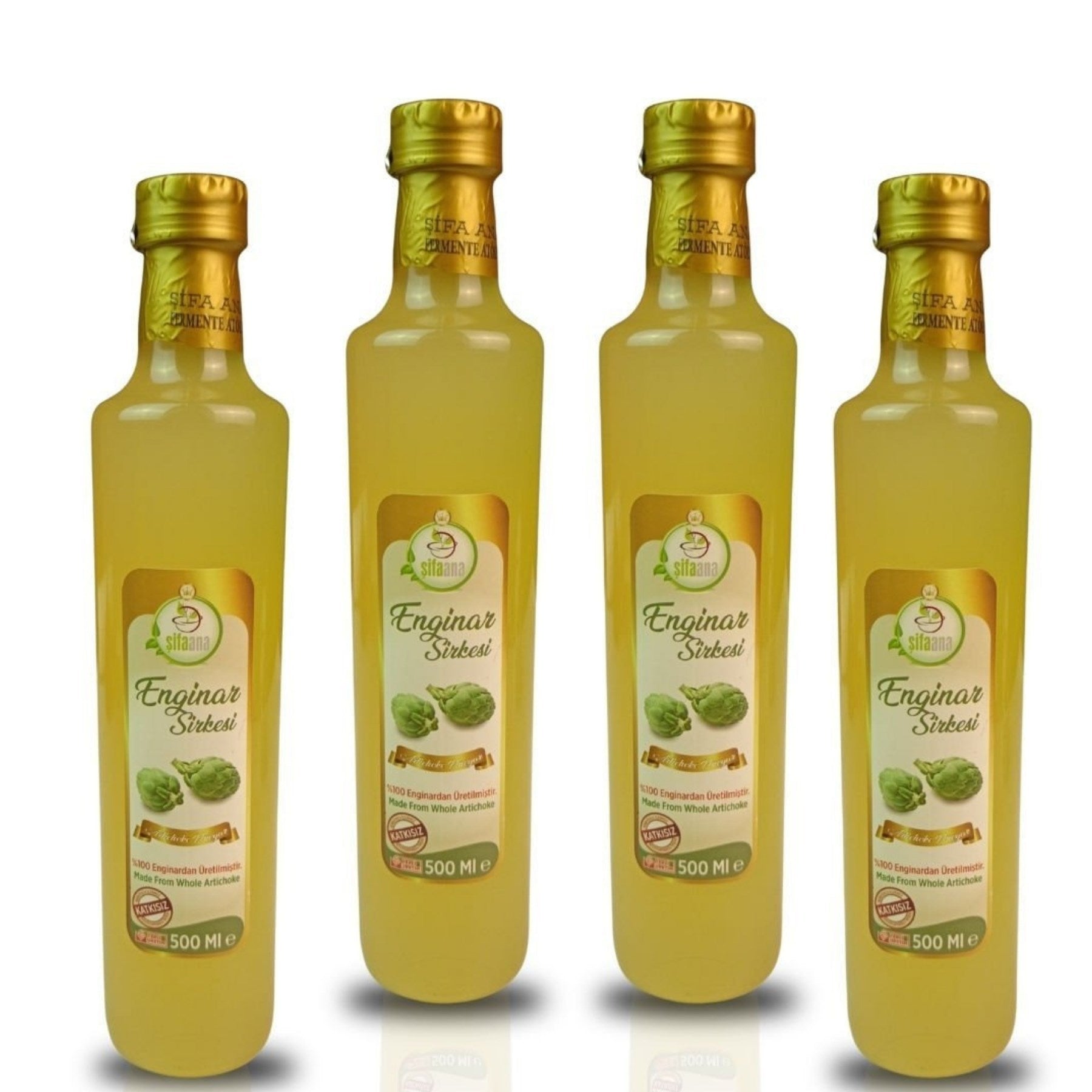 Enginar Sirkesi (4x500 ml) – Şifa Ana